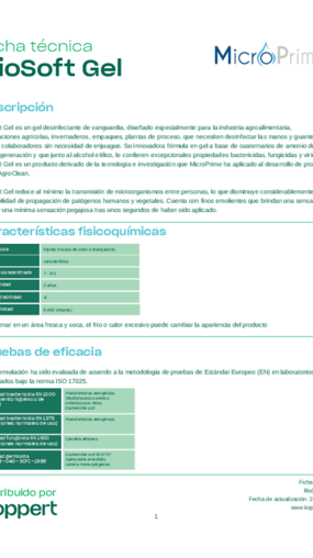 Ficha técnica de producto | Koppert Peru